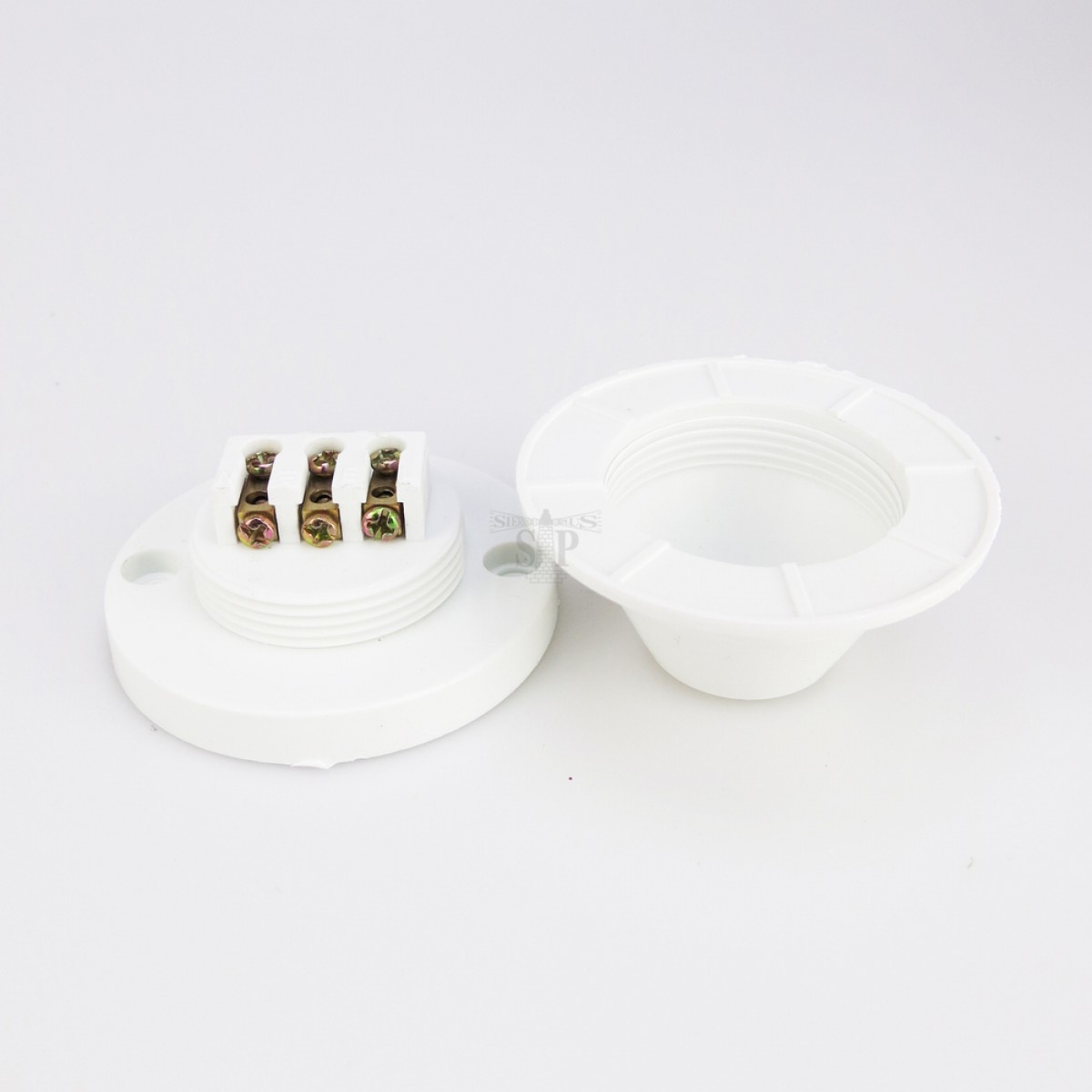 408A 5A Ceiling Rose/Ceiling Switch (White)