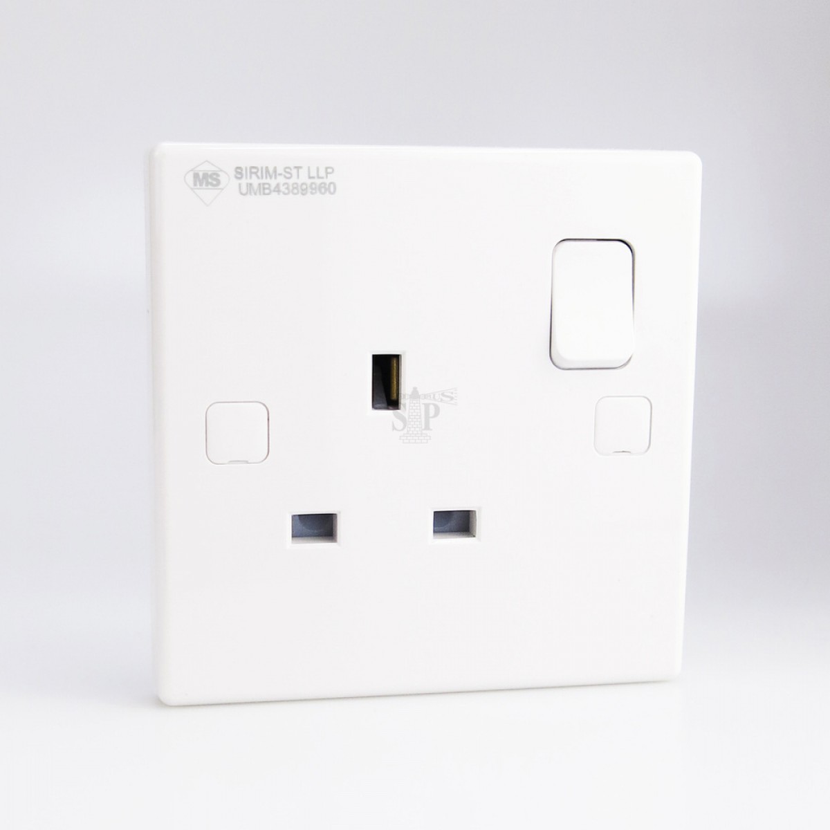 UMS 2913A 13Amp 1 Gang Switch Socket [SIRIM] (White)
