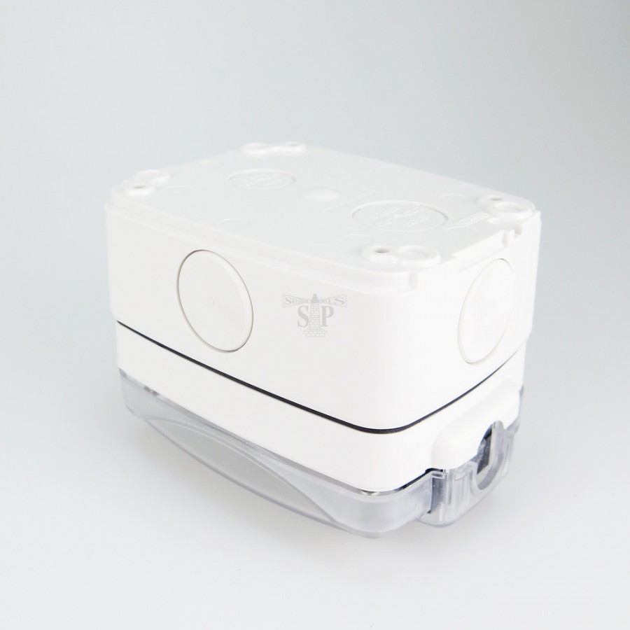 MK 86486 Masterseal Compact 13A IP66 Weatherproof Switch Socket (White ...