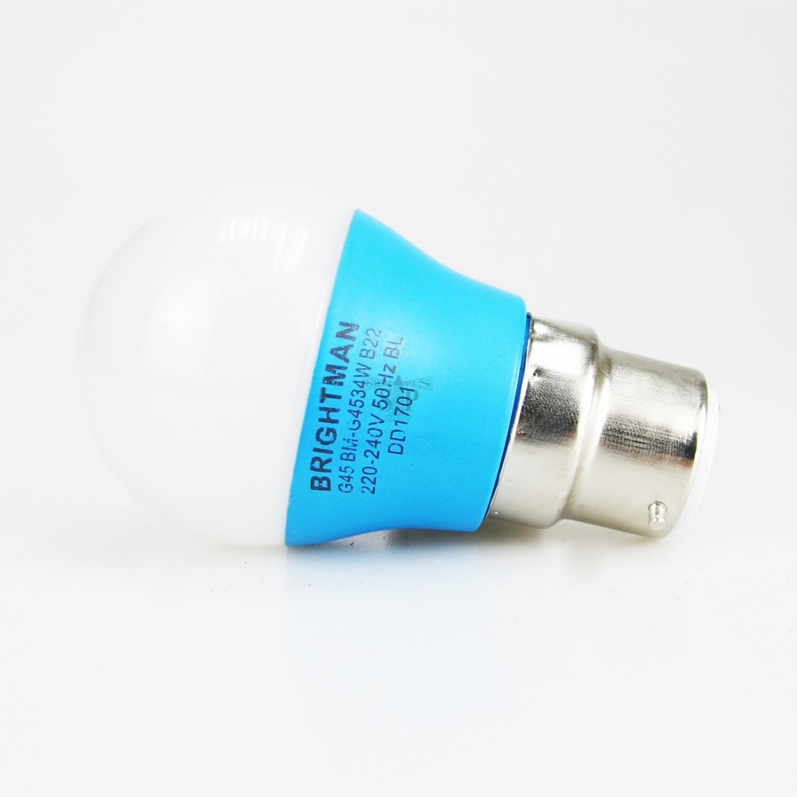 Brightman B22 3W G45 SMD LED Colour Ping Pong Bulb