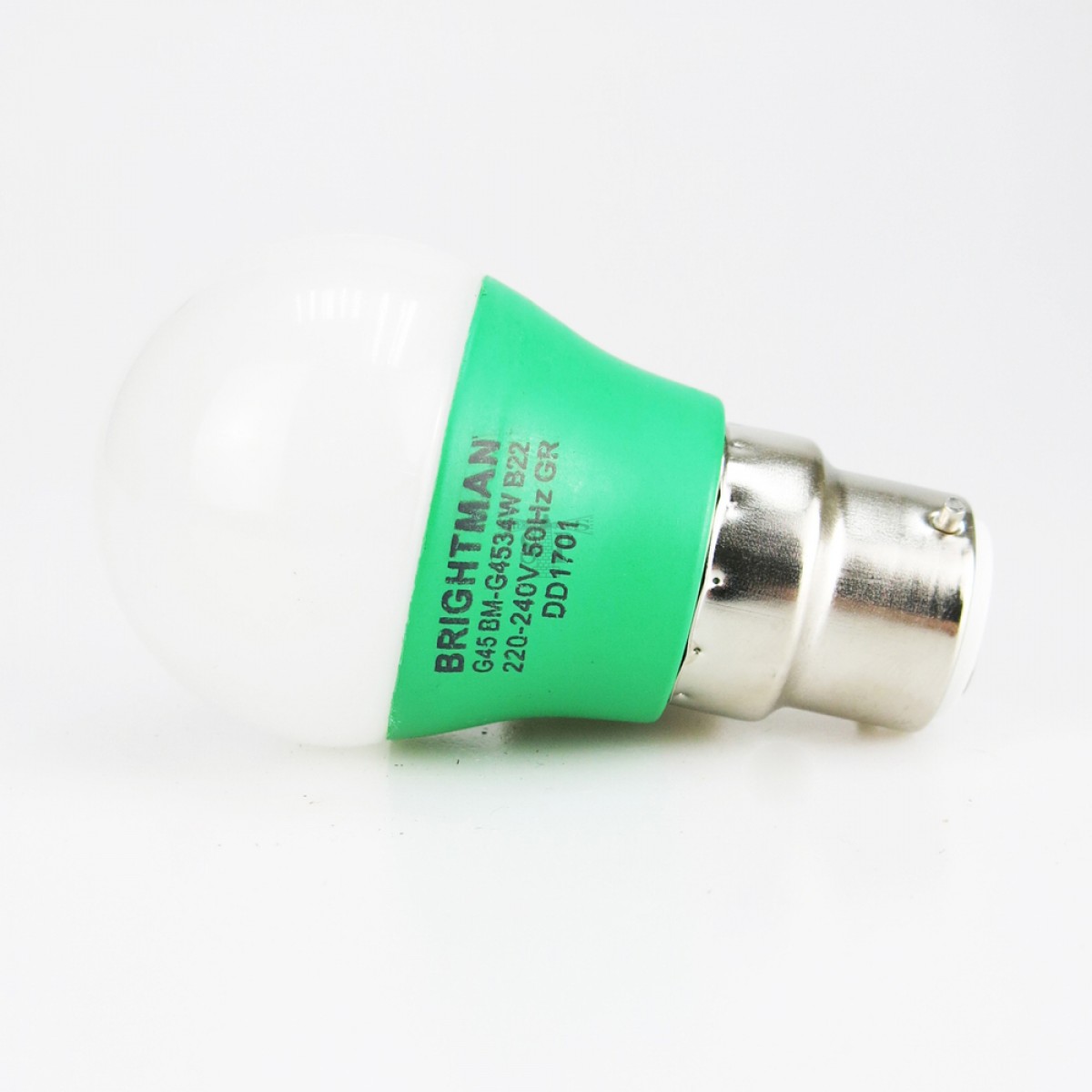 Brightman B22 3W G45 SMD LED Colour Ping Pong Bulb