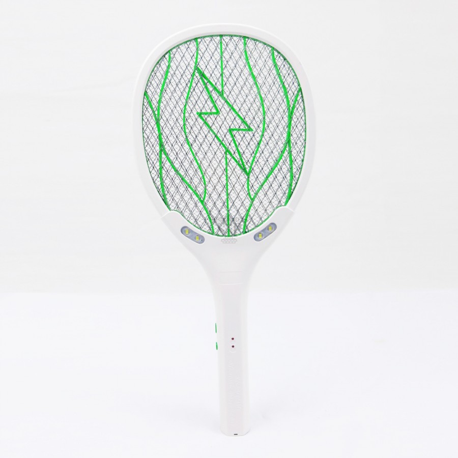 818 Rechargeable 2 Pin Plug Electric Insect / Mosquito Racket ...