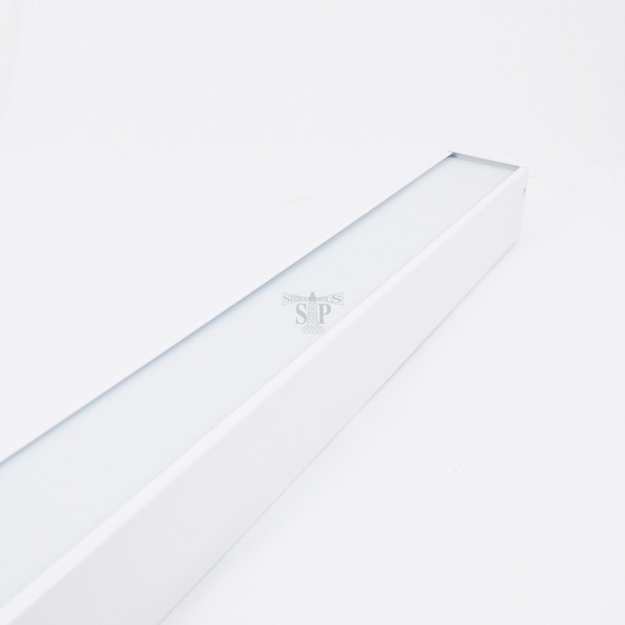 Iwachi 4ft Led Single Circuit Linear Series Opal Diffuser Casing White C W T8 Led Tube And