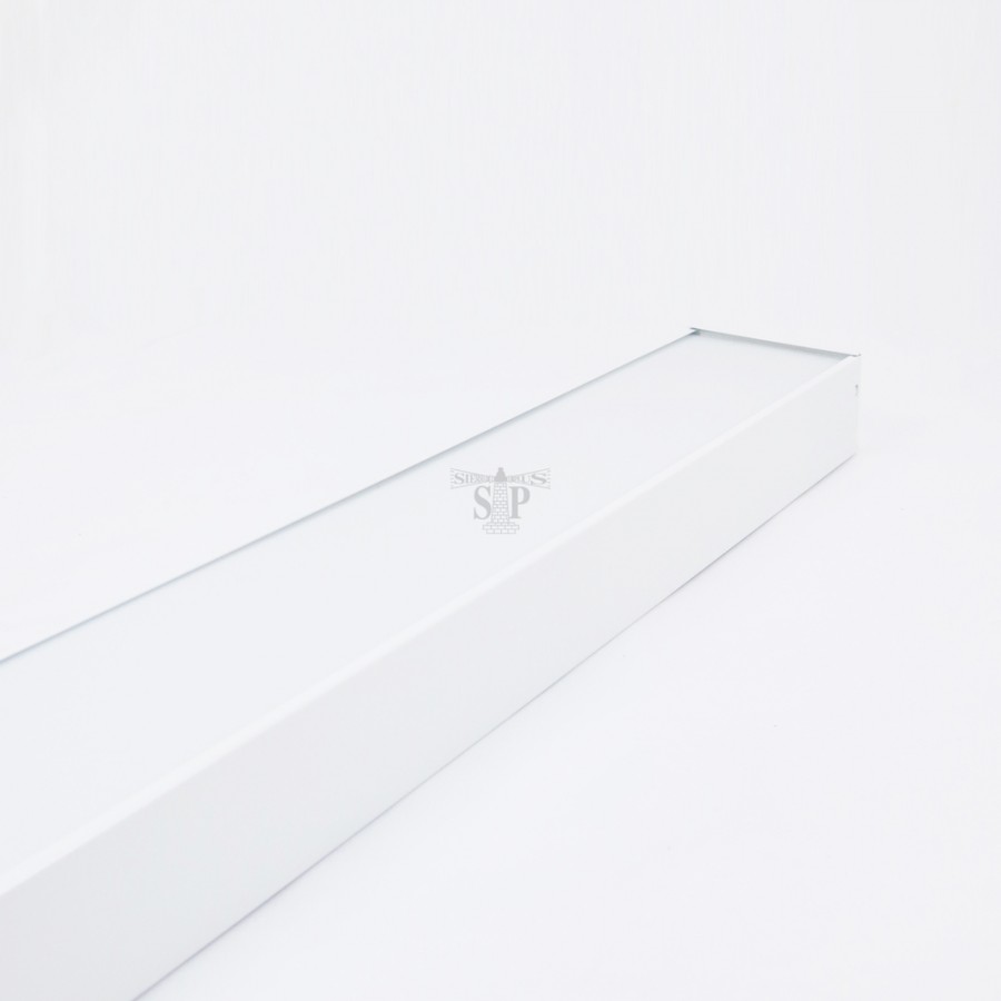 Iwachi 4ft Led Double Circuit Linear Series Opal Diffuser Casing White C W T8 Led Tube And