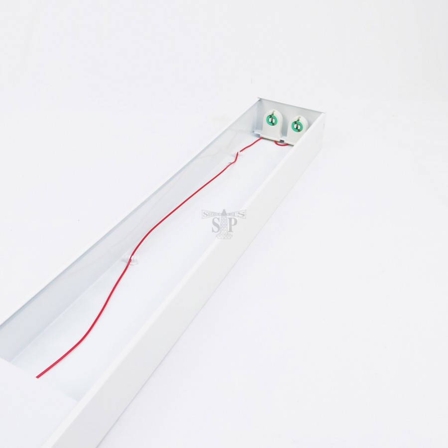 Iwachi 4ft LED Double Circuit Linear-Series Opal Diffuser Casing (White ...
