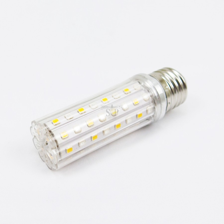 E27 7W LED Decorative Stick Bulb - Warm White & Blue Light