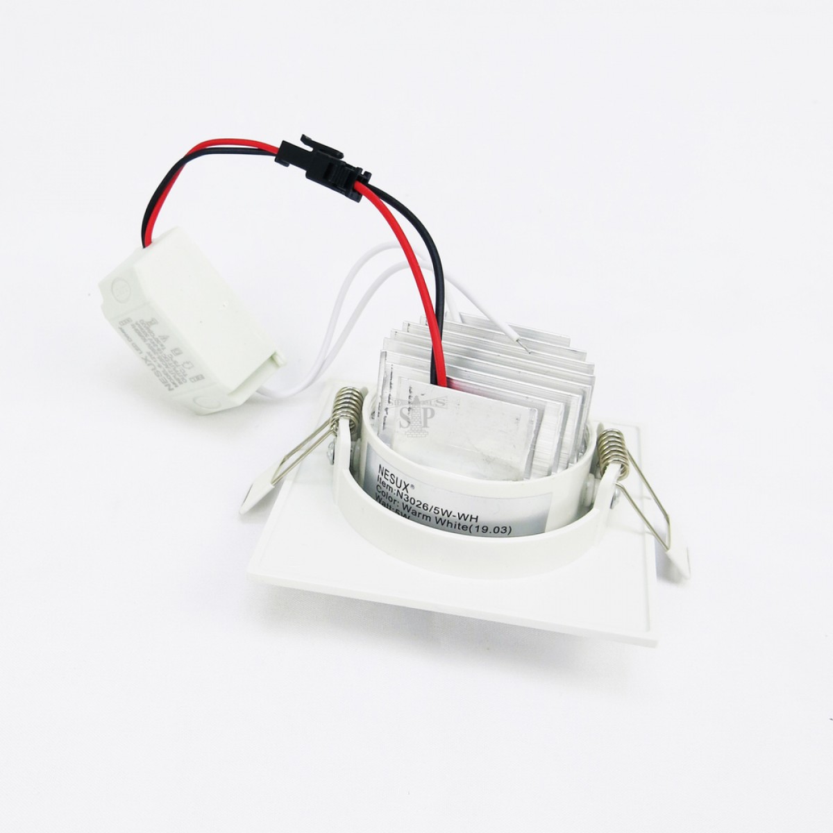 NESUX N3026 5W Directional COB LED Spot Light / LED Down Light Recessed ...