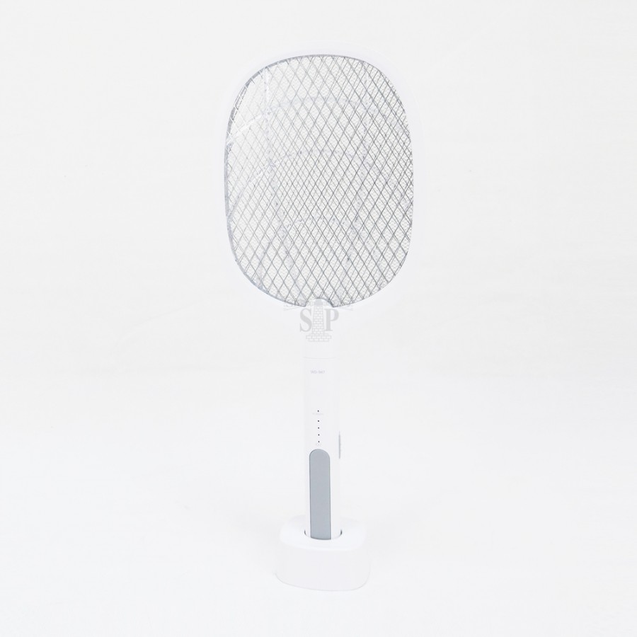 WD-947 Rechargeable Electric Insect / Mosquito Racket (White) With ...