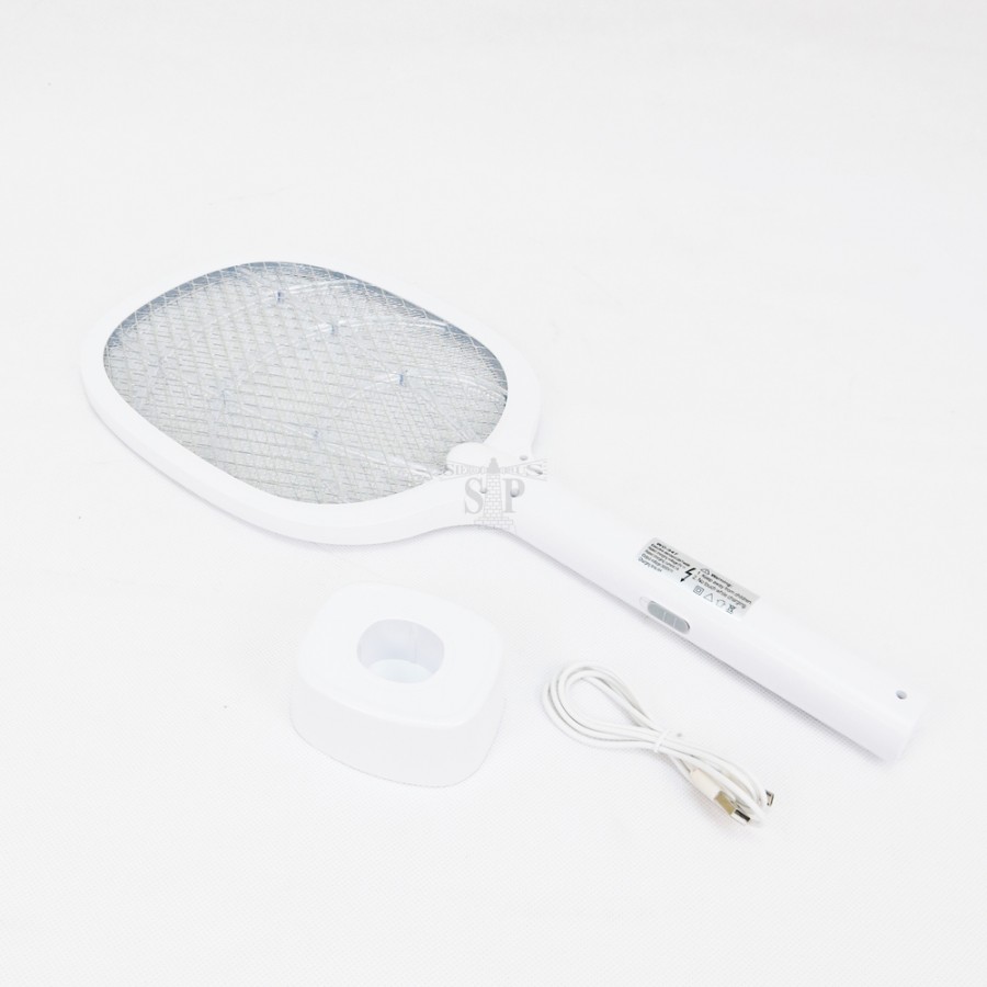 WD-947 Rechargeable Electric Insect / Mosquito Racket (White) With ...