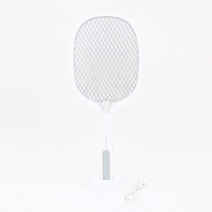 WD-947 Rechargeable Electric Insect / Mosquito Racket (White) With ...