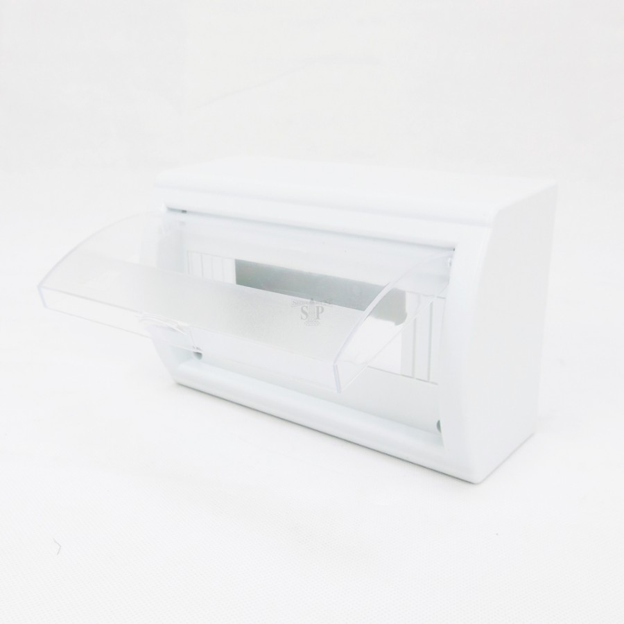 PVC-LINK IPL 06-10 Way 1 Row MCB Box / Distribution Board (White)