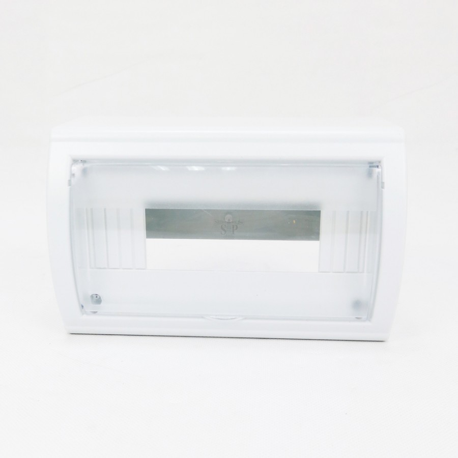 PVC-LINK IPL 06-10 Way 1 Row MCB Box / Distribution Board (White)