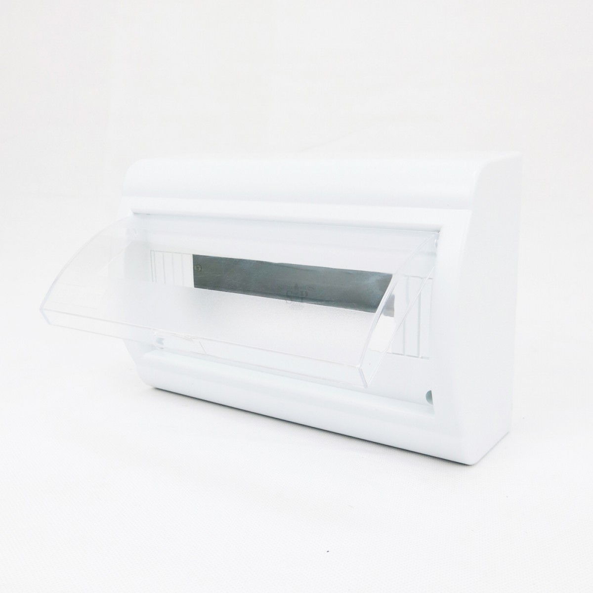 PVC-LINK IPL 08-12 Way 1 Row MCB Box / Distribution Board (White)