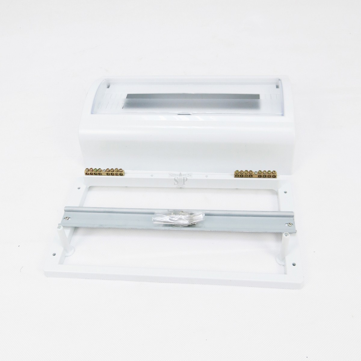 PVC-LINK IPL 12-16 Way 1 Row MCB Box / Distribution Board (White)