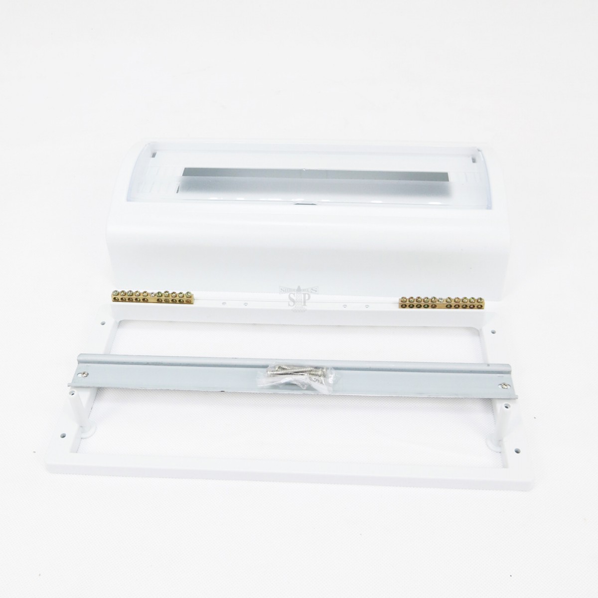 PVC-LINK IPL 15-19 Way 1 Row MCB Box / Distribution Board (White)