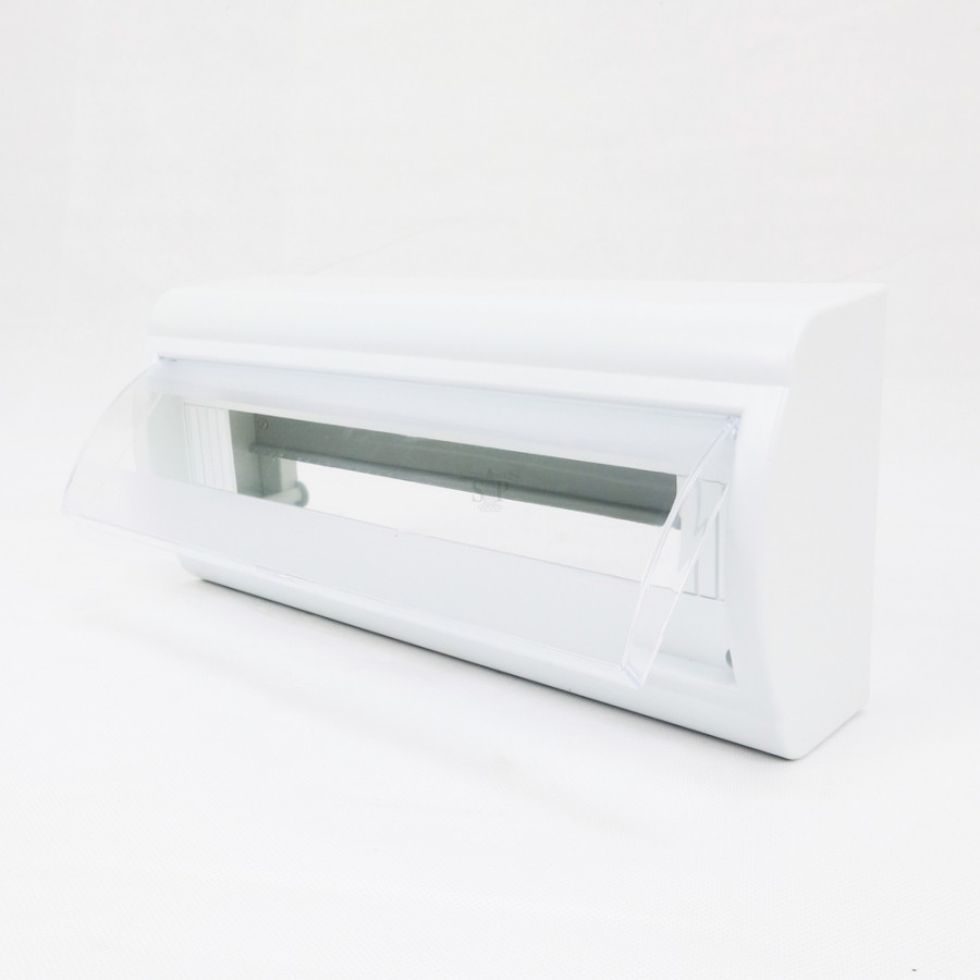 PVC-LINK IPL 15-19 Way 1 Row MCB Box / Distribution Board (White)