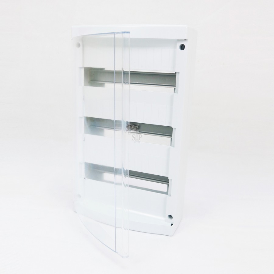 PVC-LINK IPL42T 39-42 Way 3 Row MCB Box / Distribution Board (White)