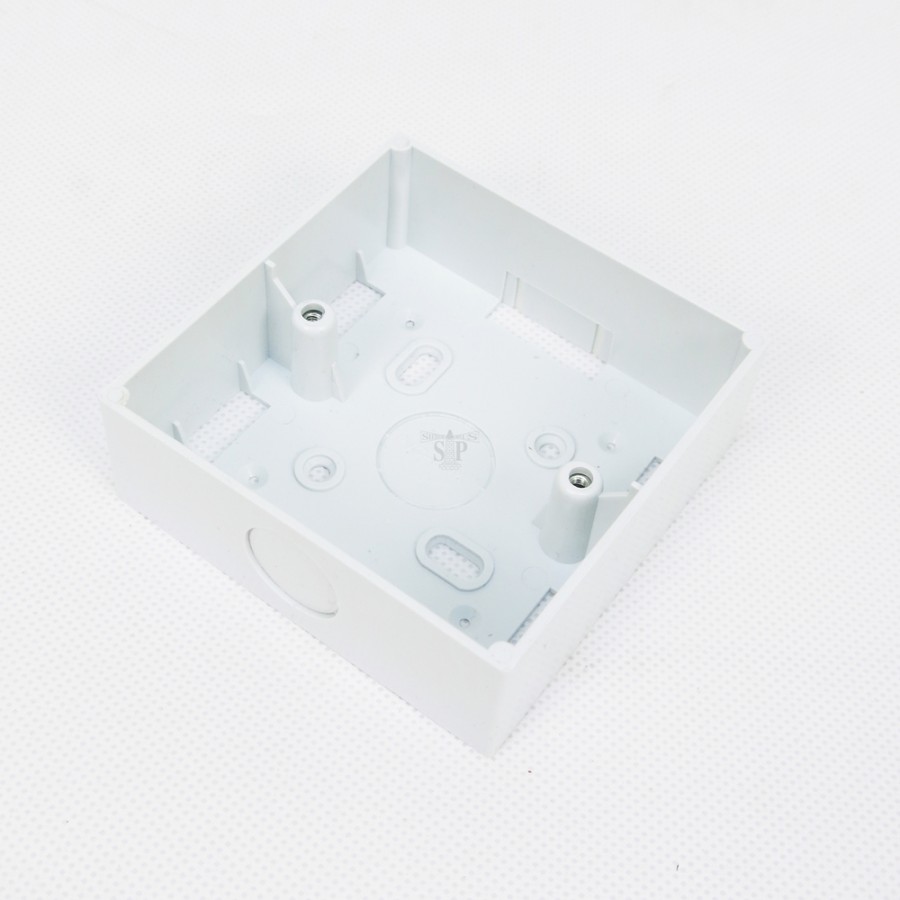 PVC-LINK 3-inch x 3-inch PVC Nut Box [Surface Type] (White)