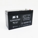 MSB MS12-40 Ultra 12V 40AH Non-Spillable Valve Regulated Sealed Rechargeable Lead Battery