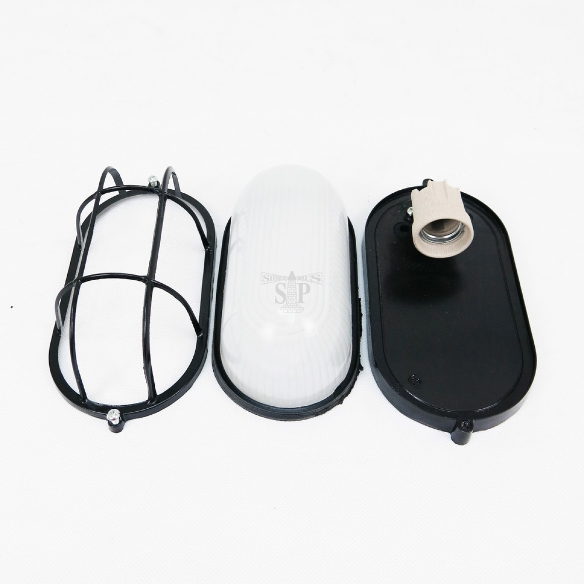 127S E27 Bulkhead/Weatherproof Fitting (Black)
