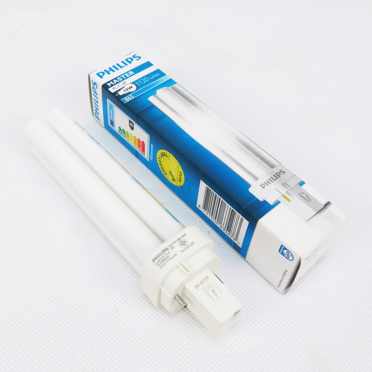 Philips G24 18W 2U PLC Compact Fluorescent Tube