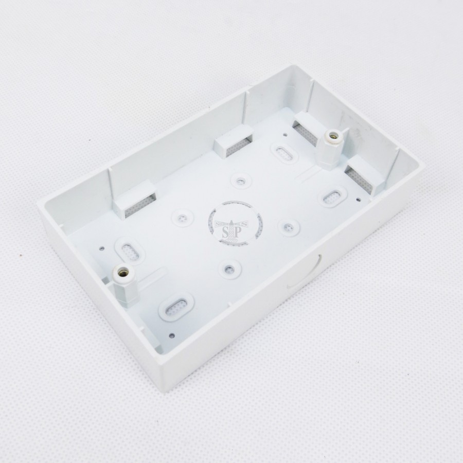 R&B 3-inch x 6-inch PVC Nut Box [Surface Type] (White)