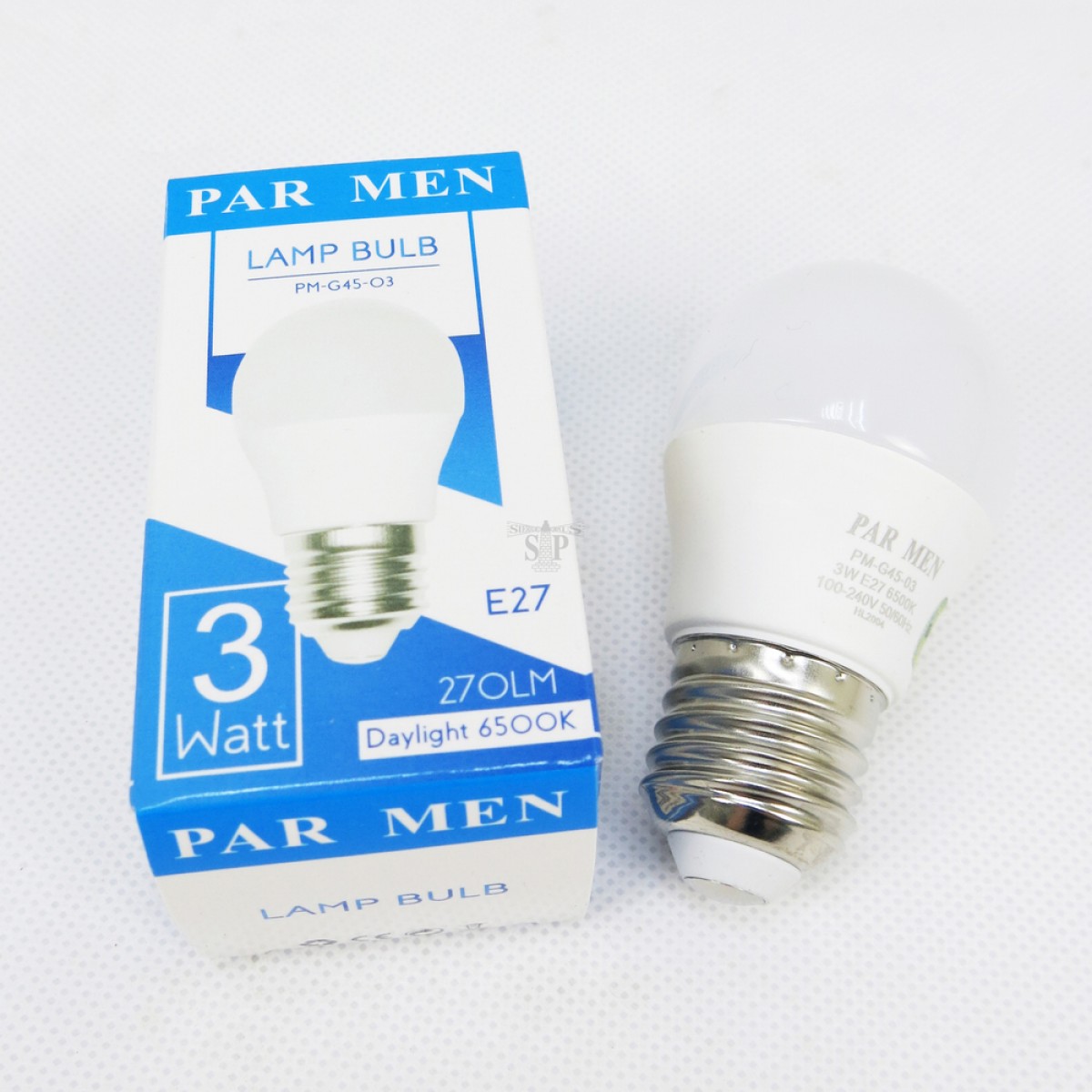 PAR MEN PM-G45-O3 E27 3W G45 LED Ping Pong Lamp Bulb [SIRIM Approval]