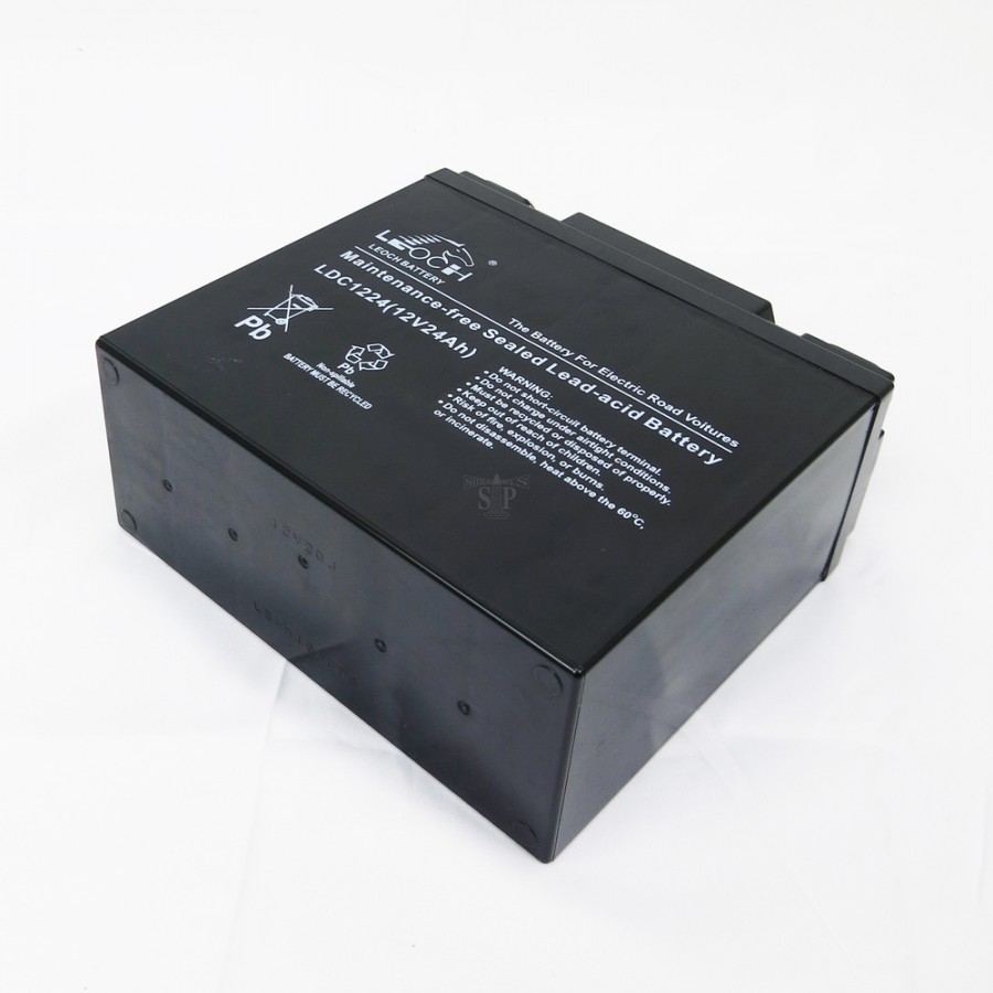 LEOCH LDC1224 12V 24AH Maintenance-Free Deep Cycle Sealed Lead-Acid Battery
