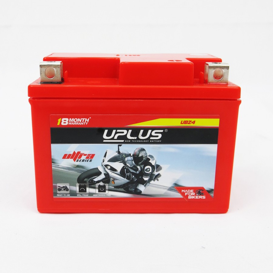 UPLUS UBZ4 Ultra Series 12V 3AH Superstart Power Sports Motor Cycle ...