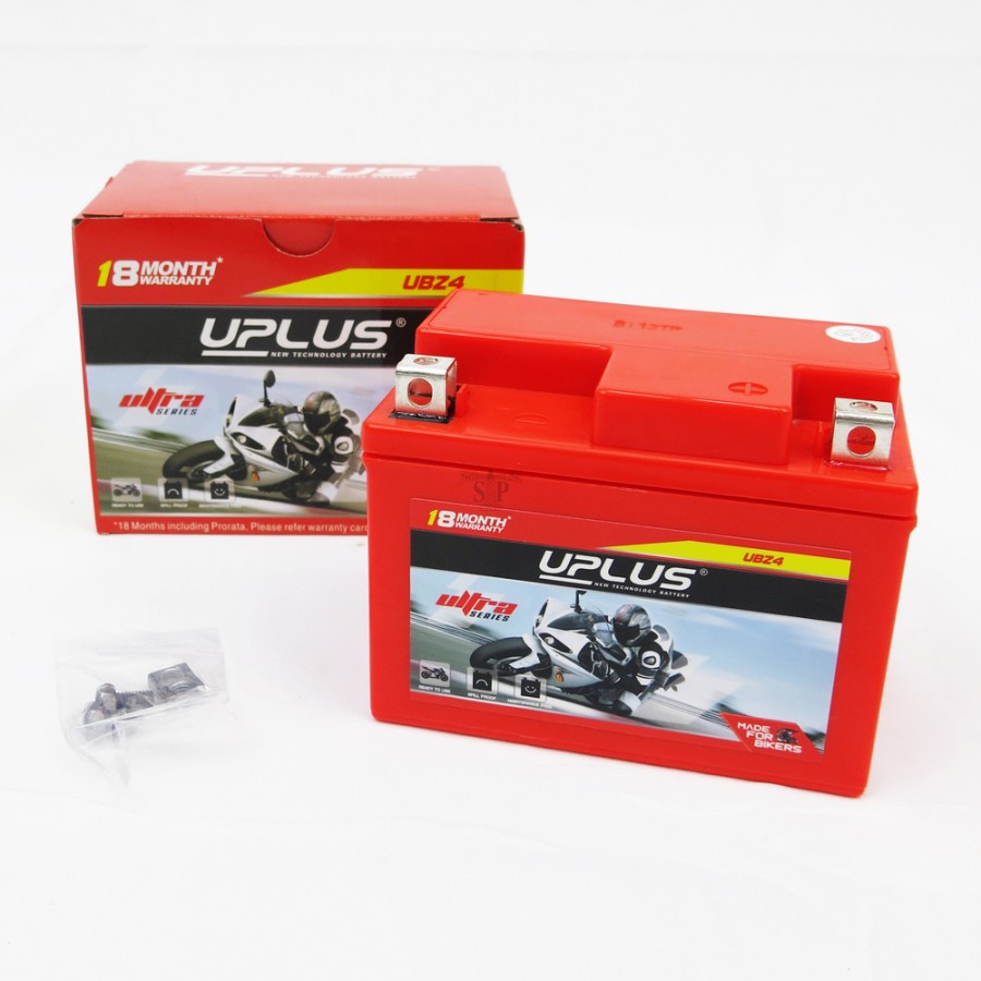 UPLUS UBZ4 Ultra Series 12V 3AH Superstart Power Sports Motor Cycle Rechargeable Battery
