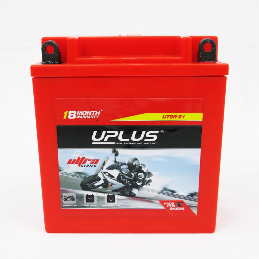 UPLUS UT5A-3-1 Ultra Series 12V 5AH Superstart Power Sports Motor Cycle ...