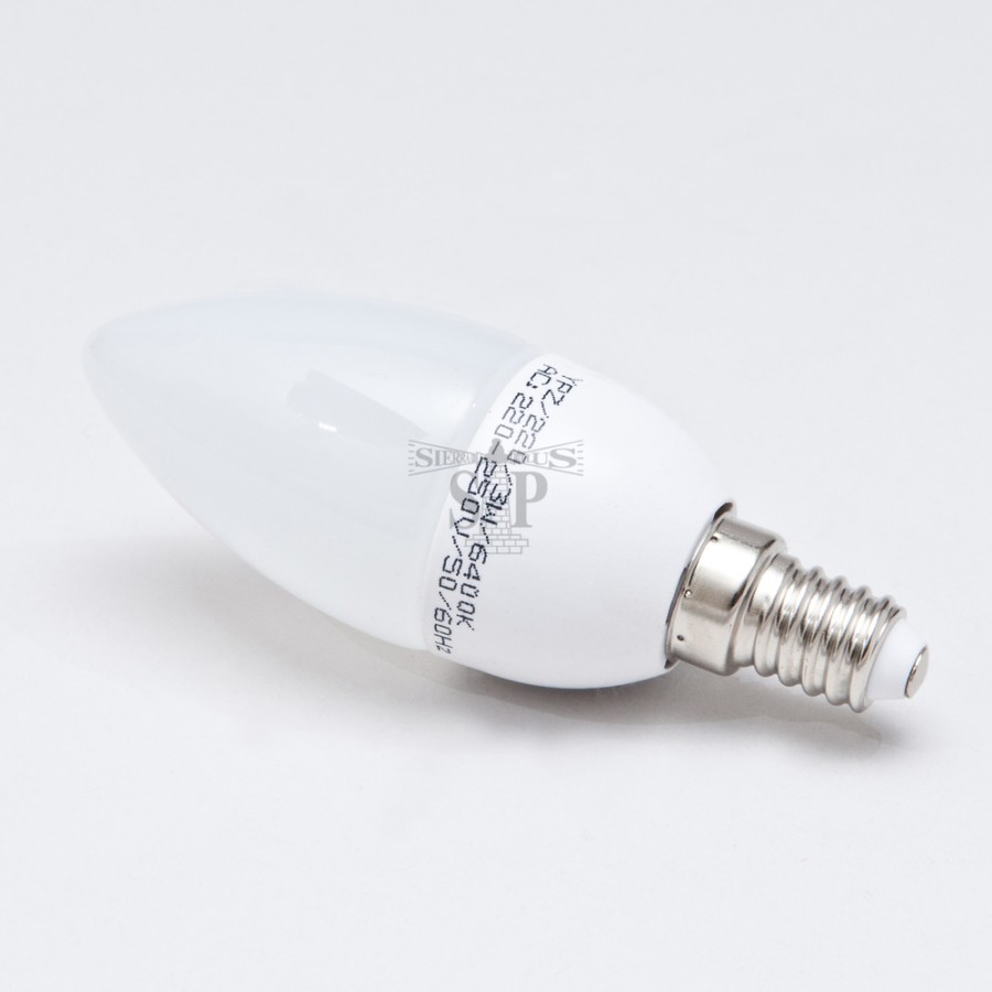3W E14 LED Candle/Bullet Bulb (Frosted/Opal)