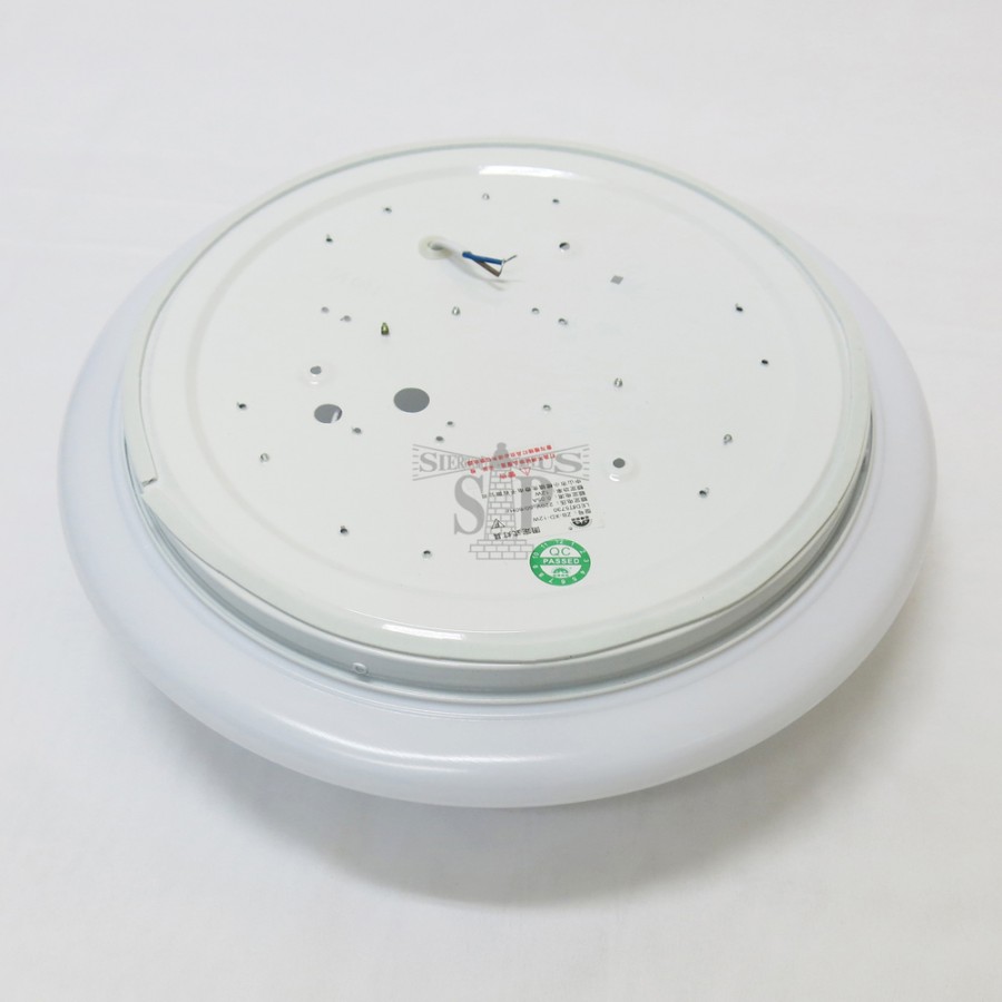 13-inch 02 12W Flush Mount LED Ceiling Light Round (White)