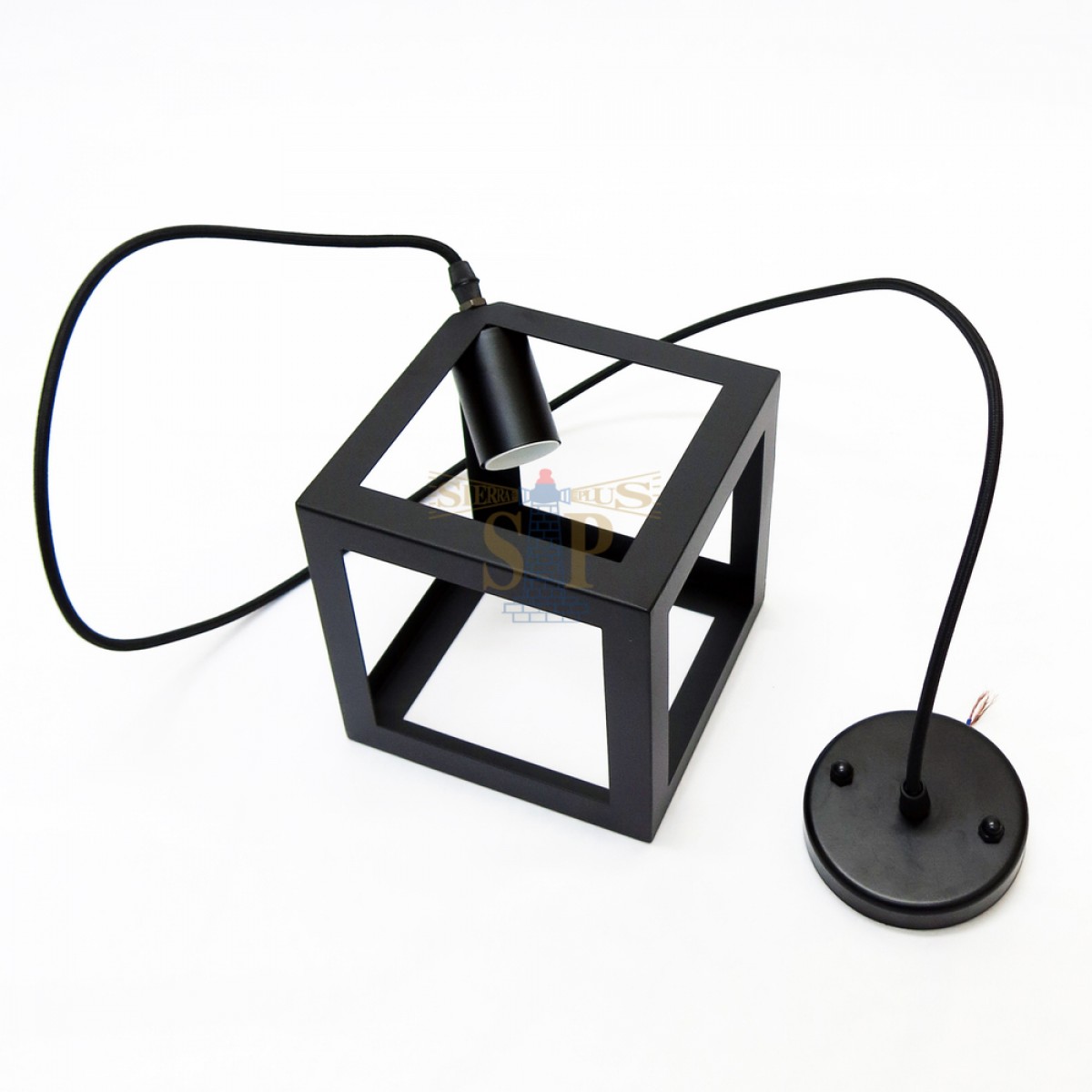 6672/1P E27 Modern Dice Decorative Ceiling Pendant Lamp c/w 1.5 Meter ...