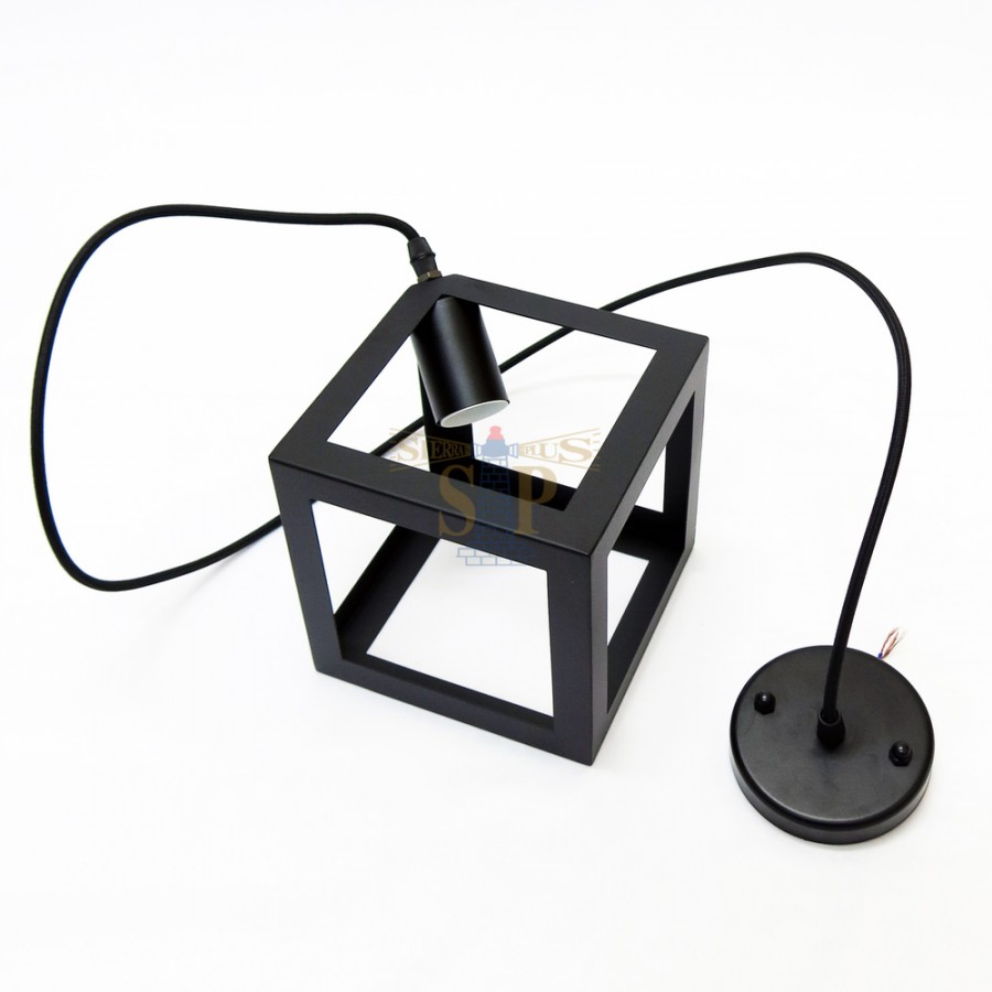 6672/1P E27 Modern Dice Decorative Ceiling Pendant Lamp c/w 1.5 Meter ...