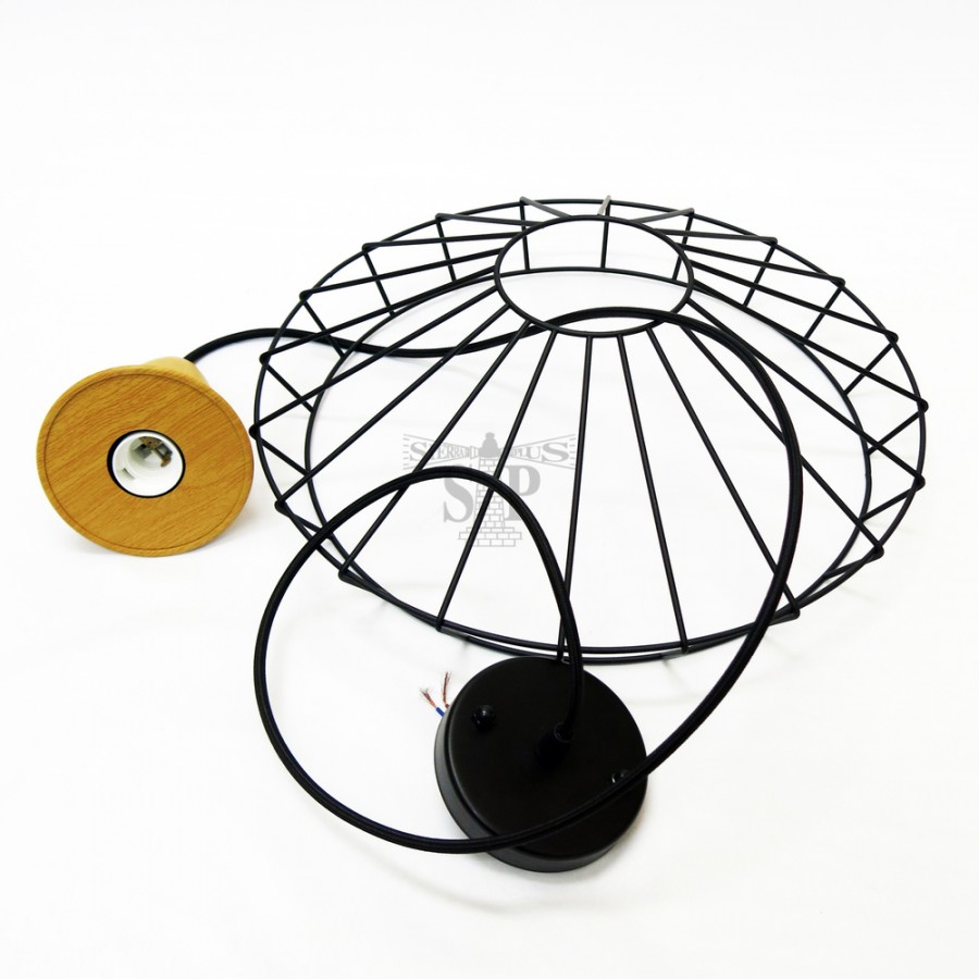 6708B/1P E27 Modern Decorative Ceiling Pendant Lamp c/w 1.5 Meter ...