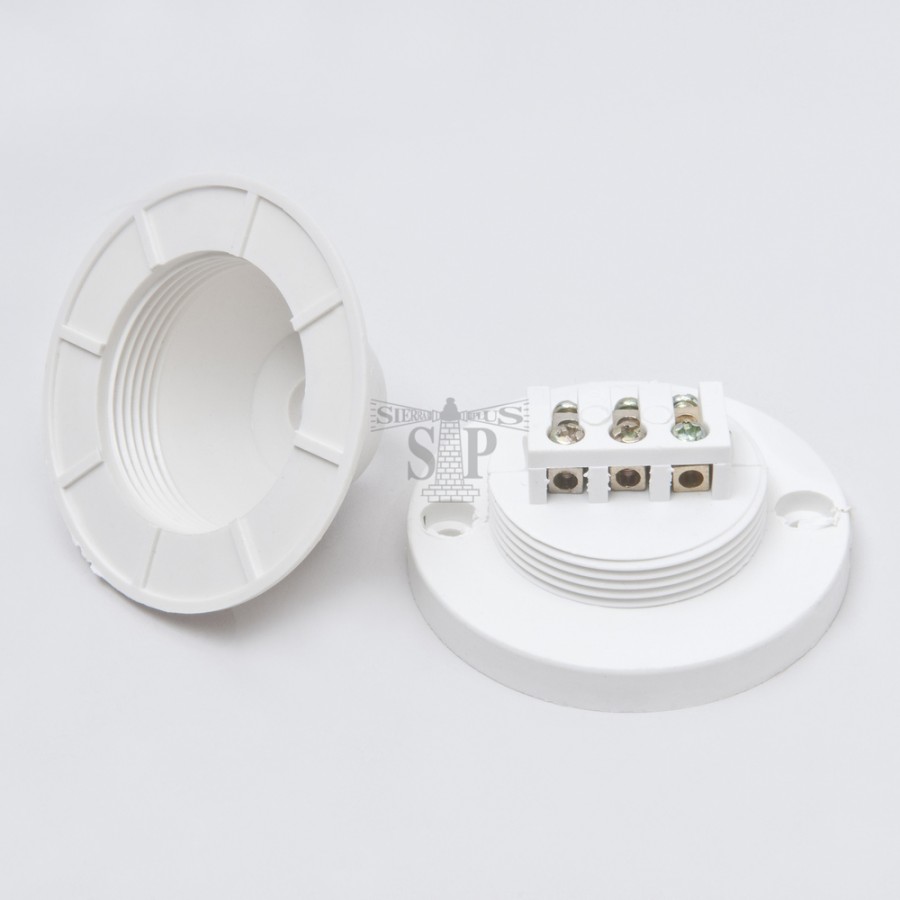 Dezino Ceiling Rose/Ceiling Switch (White)