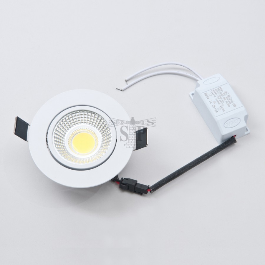 E-TEN 5W Directional COB LED Spot Light / LED Down Light Recessed Type ...