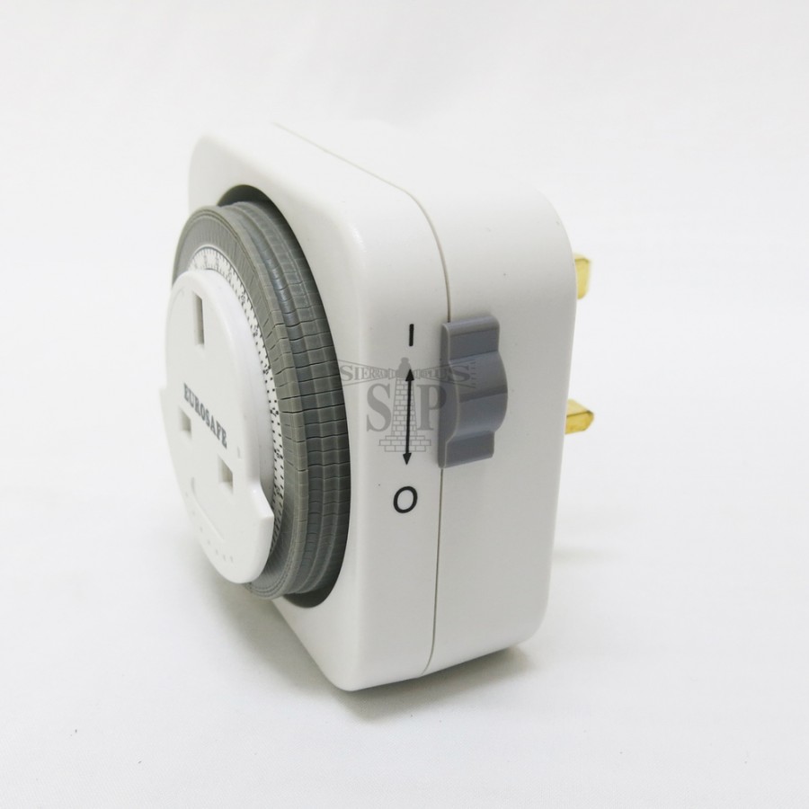 EUROSAFE 24hrs 13Amp Plug In Timer Switch [SIRIM Approval] (White)