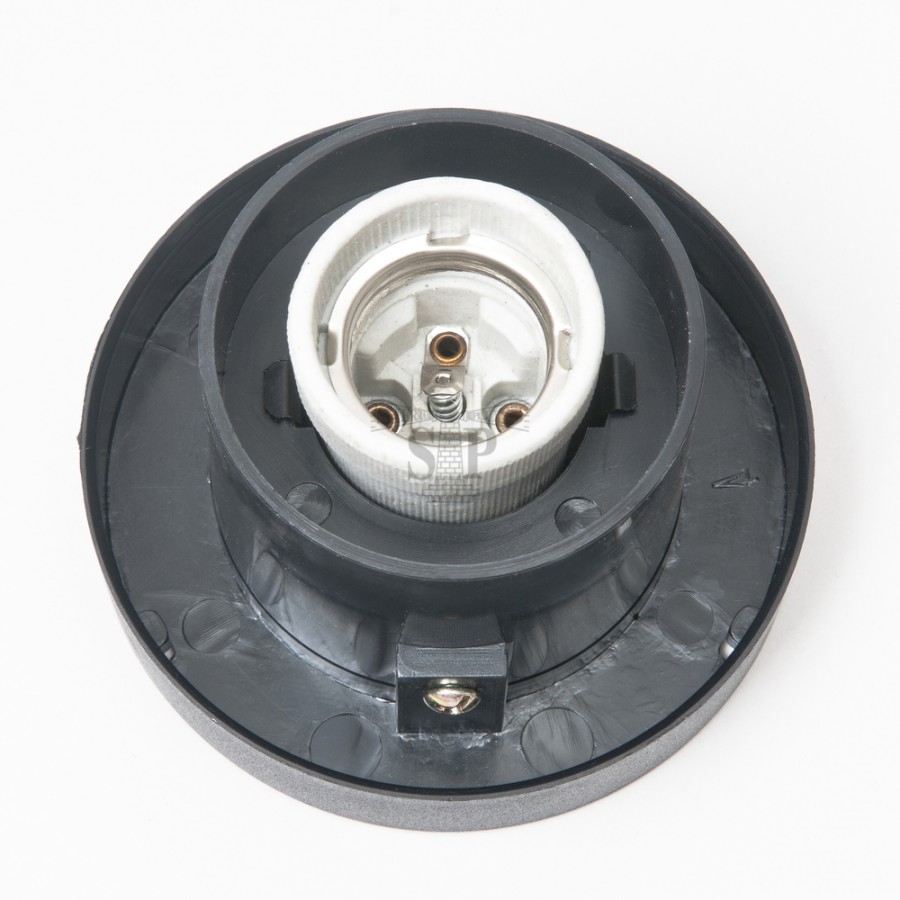 12-inch E27 Outdoor Globe Light/Gate Light For Pole (Smoke)