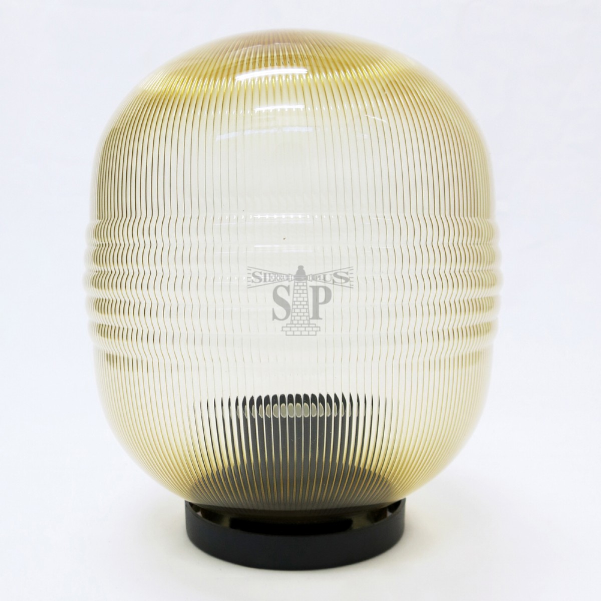 1818 12-inch Outdoor Globe Light/Gate Light (Prismatic Gold)