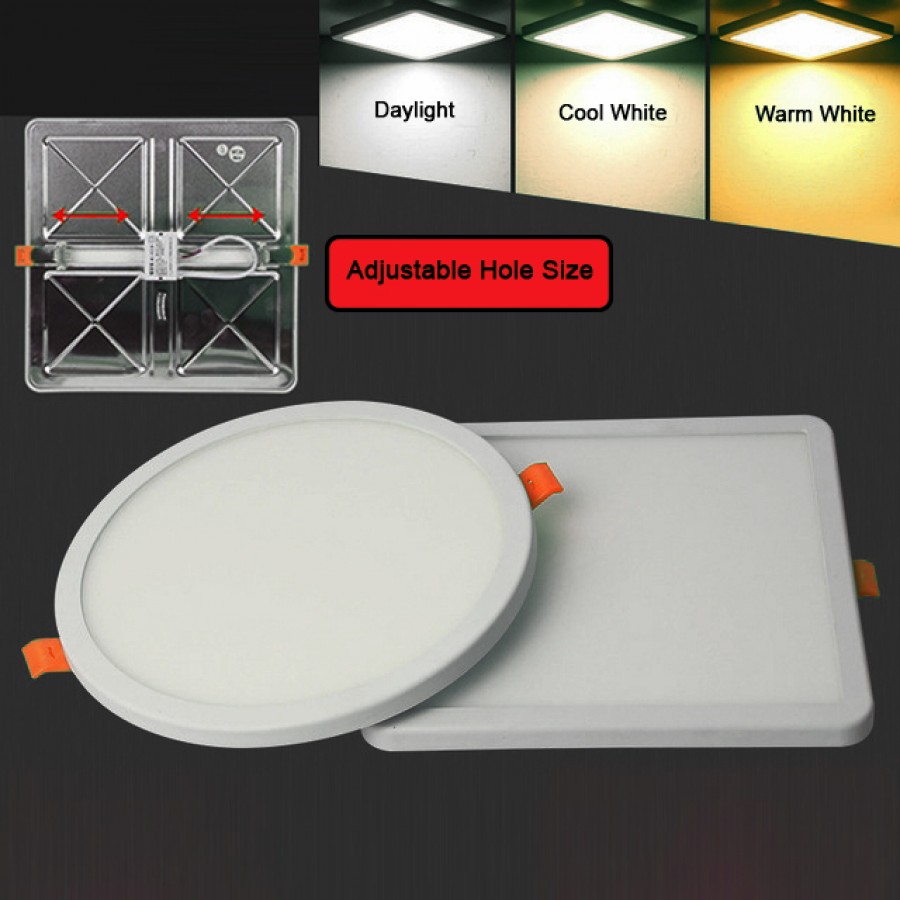 GDL 15W/20W 2-inch to (6-inch/8-inch) LED Down Light (White) c/w ...