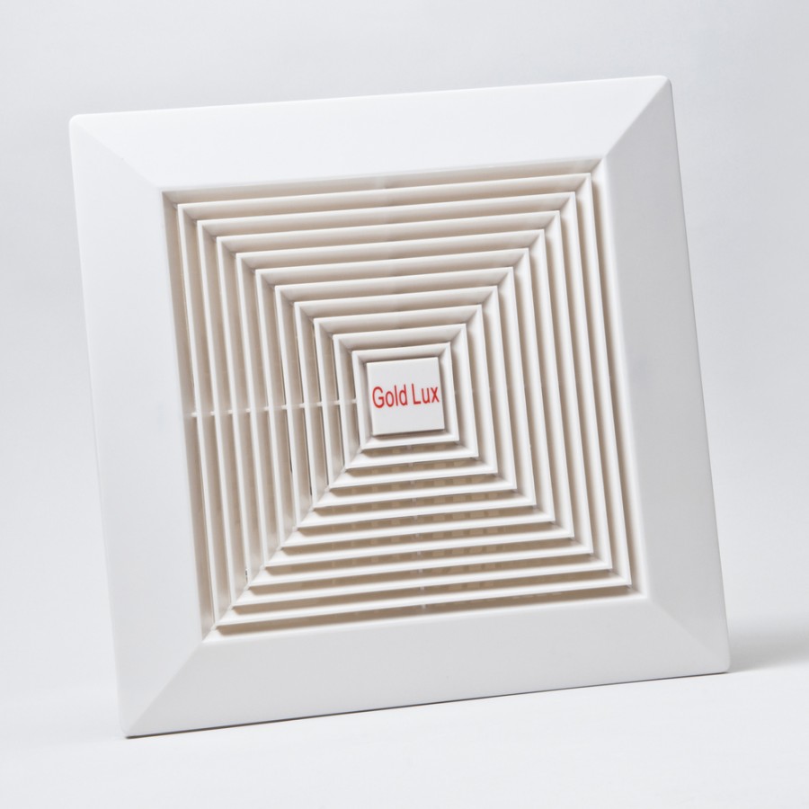 GOLD LUX 12-inch Ceiling Type PVC Exhaust Fan Pipe Type (White)