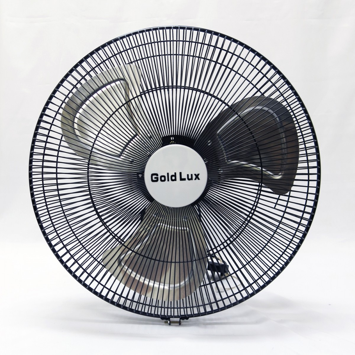 GOLD LUX 18-inch Wall Fan 3 Speeds (Black) [3 Metal Blade]
