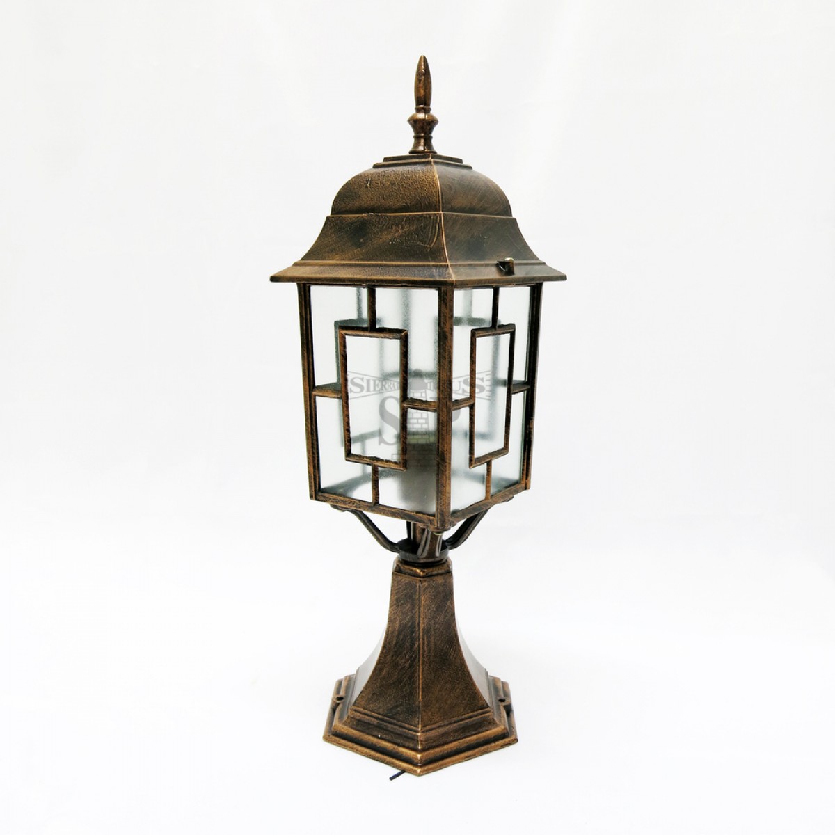 0903 Classic Outdoor Stand Gate Lamp For Pole / Pillar (Antique Bronze)