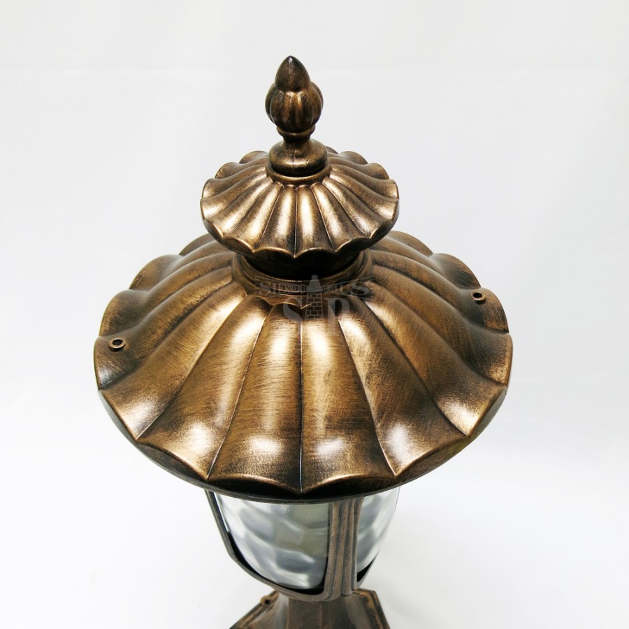 1813 Classic Outdoor Stand Gate Lamp For Pole / Pillar (Antique Bronze)