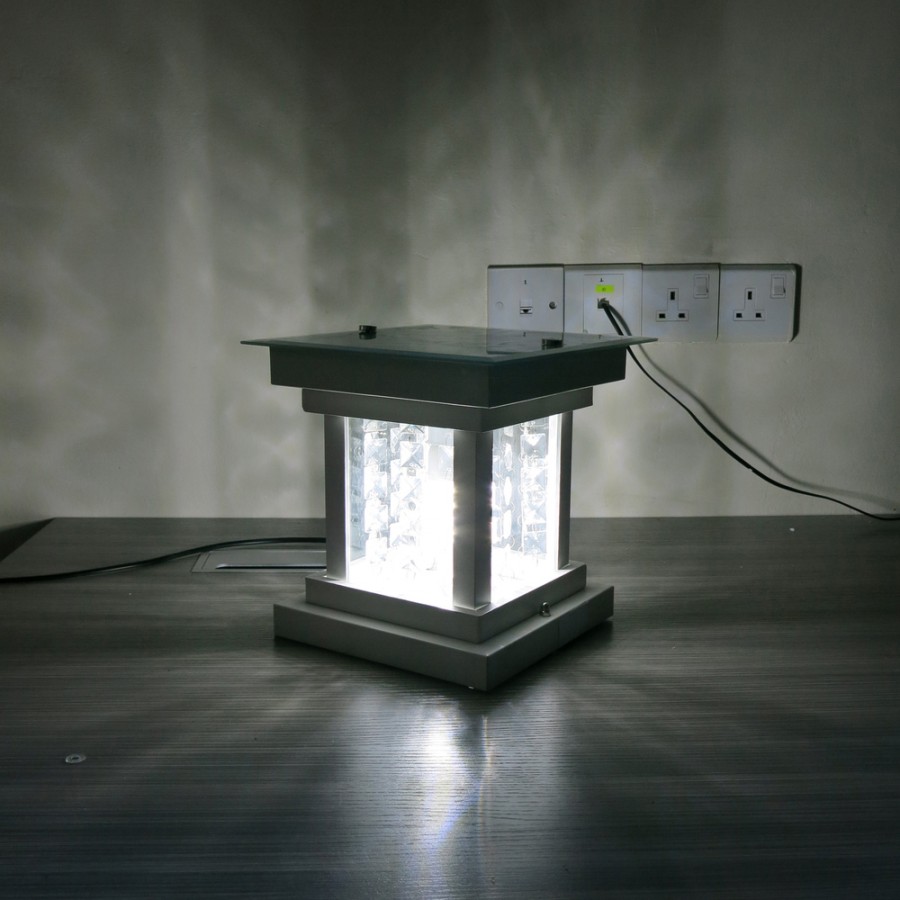 9916 16-inch Modern E27 LED Outdoor Gate Lamp Square For Pole / Pillar