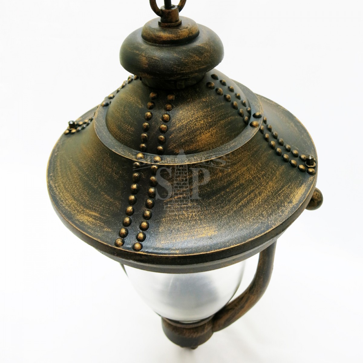 8028 Classic Outdoor Pendant Ceiling Gate Lamp (Antique Bronze)