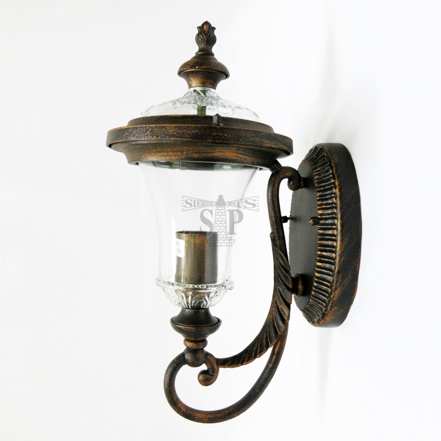 4321 Classic Outdoor Wall Gate Lamp (Antique Bronze)
