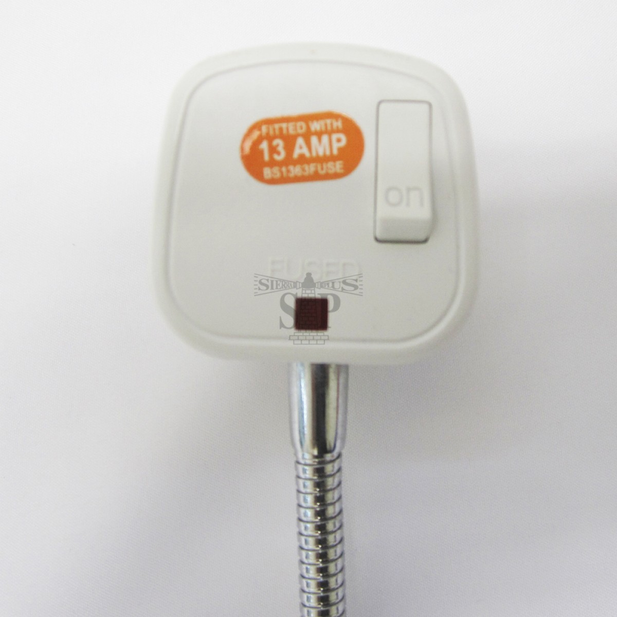 13A Plug Top c/w E27 Holder & 20cm Flexible Rod